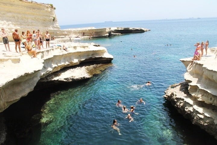 St Peters Pool : How to get there + What to do - My little Malta